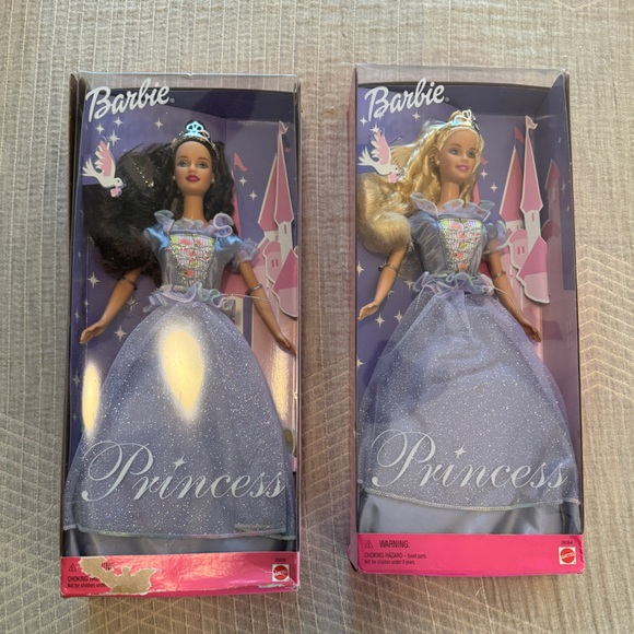 Mattel | Toys | 998 Princess Barbie Blonde Brunette | Poshmark